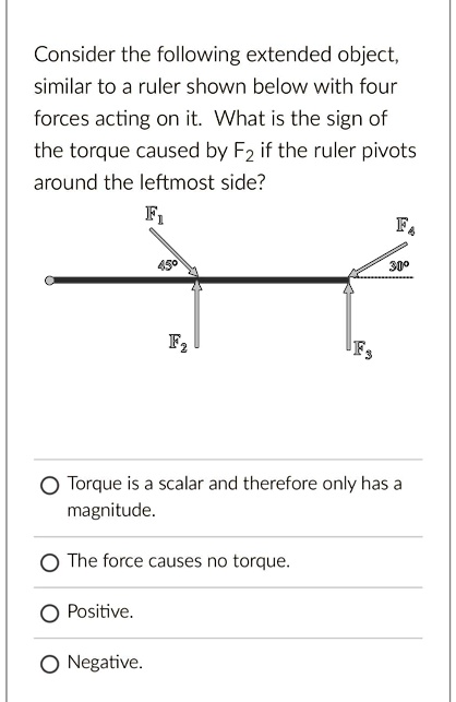 Consider the following extended object, similar to a ruler shown below ...
