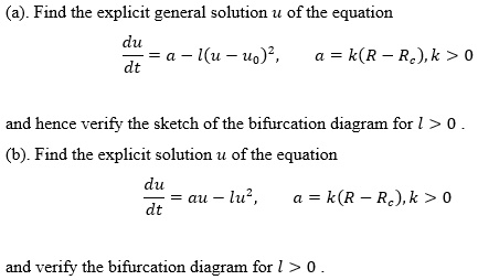 find the explicit general solution of the equation a lu uo kr rak and ...