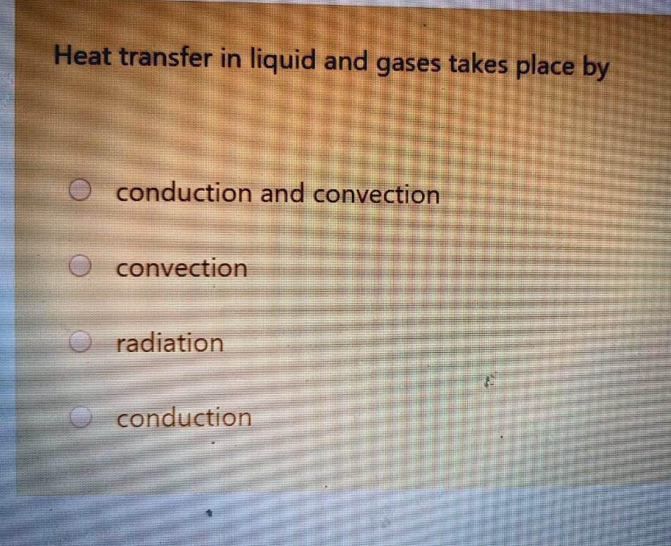 VIDEO solution: Heat transfer in liquid and gases takes place by ...