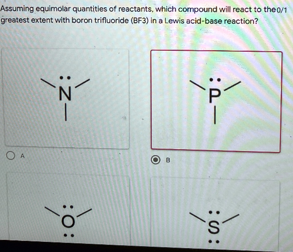 assuming equimolar quantities of reactants which compound will react to ...