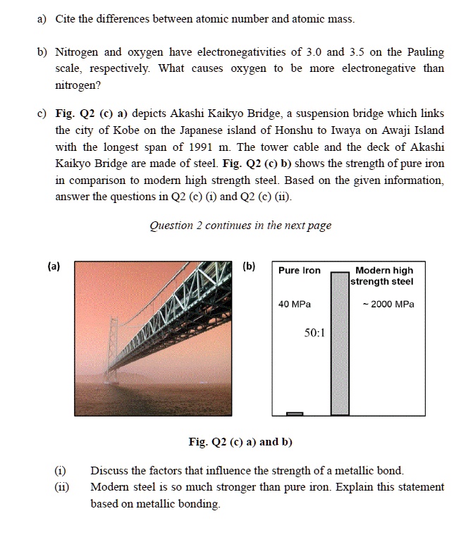 SOLVED: a) Cite the differences between atomic number and atomic mass ... SOLVED: a) Cite the differences between atomic number and atomic mass ...