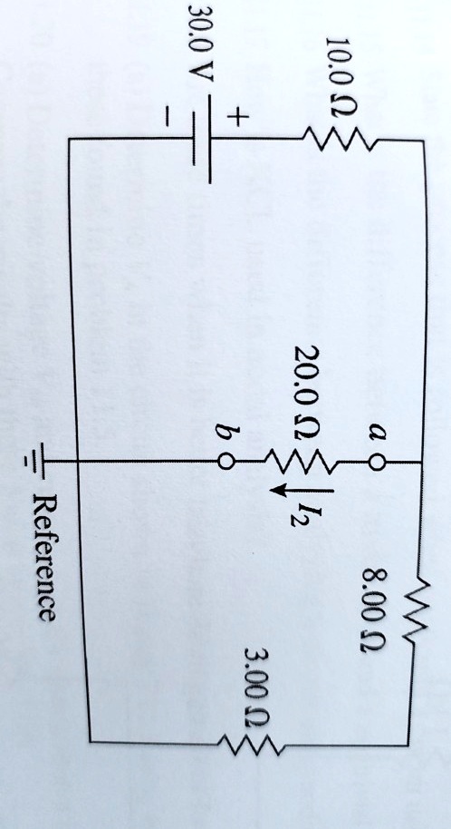SOLVED: calculate Va using Nodal Analysis 30.0 V + 10.0 a Reference 8.00 WW SOLVED: calculate Va using Nodal Analysis 30.0 V + 10.0 a Reference 8.00 WW