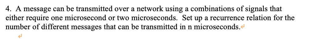 SOLVED: 4. A message can be transmitted over a network using a ...