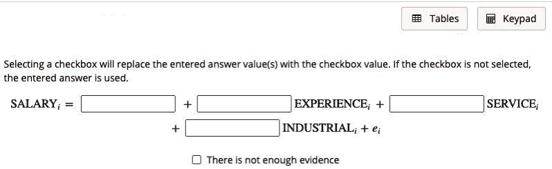 Solved Tables Keypad Selecting Checkbox Will Replace The Entered Answer Values With The 7807