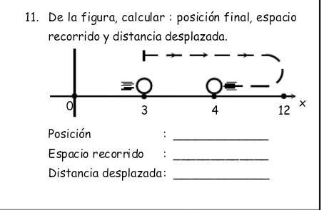 SOLVED: me nesecito ayudaaaa 11. De la figura; calcular posición final ...