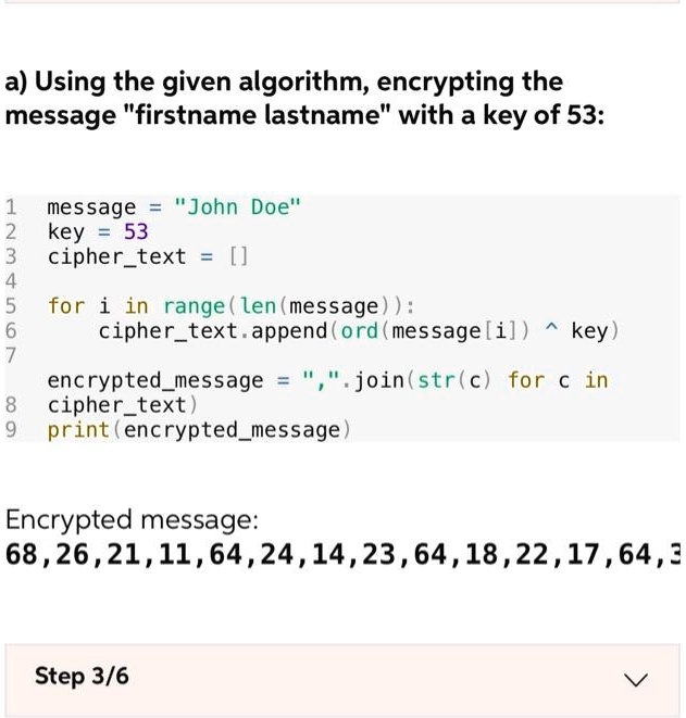 Solved Texts Can Somebody Please Explain To Me What Does It Mean By Encryptedmessage