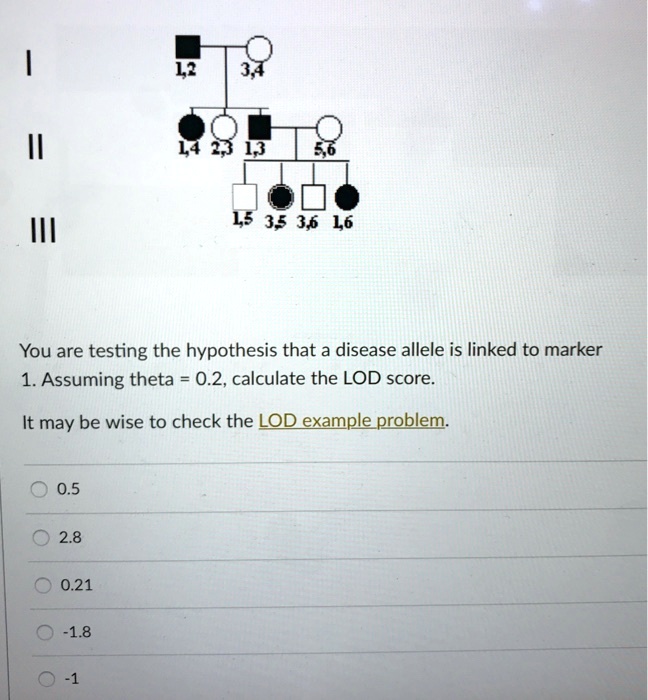 SOLVED: 13 33 36 L6 You are testing the hypothesis that a disease ...