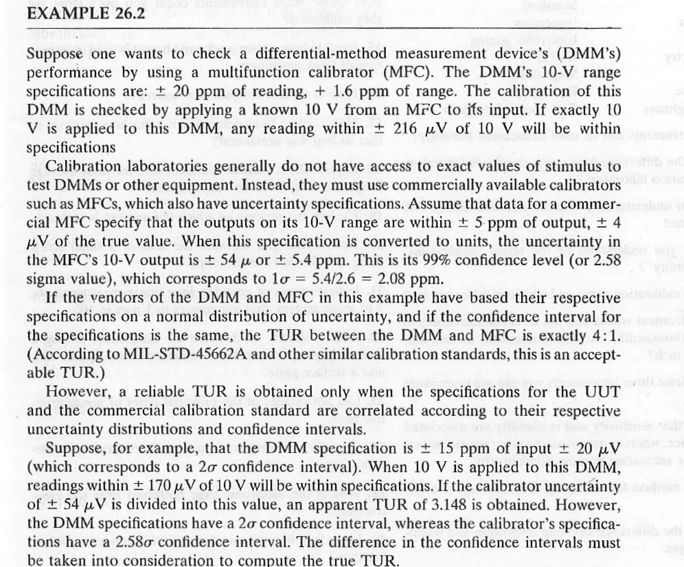 [GET ANSWER] EXAMPLE 26.2 Suppose one wants to check a differential ...