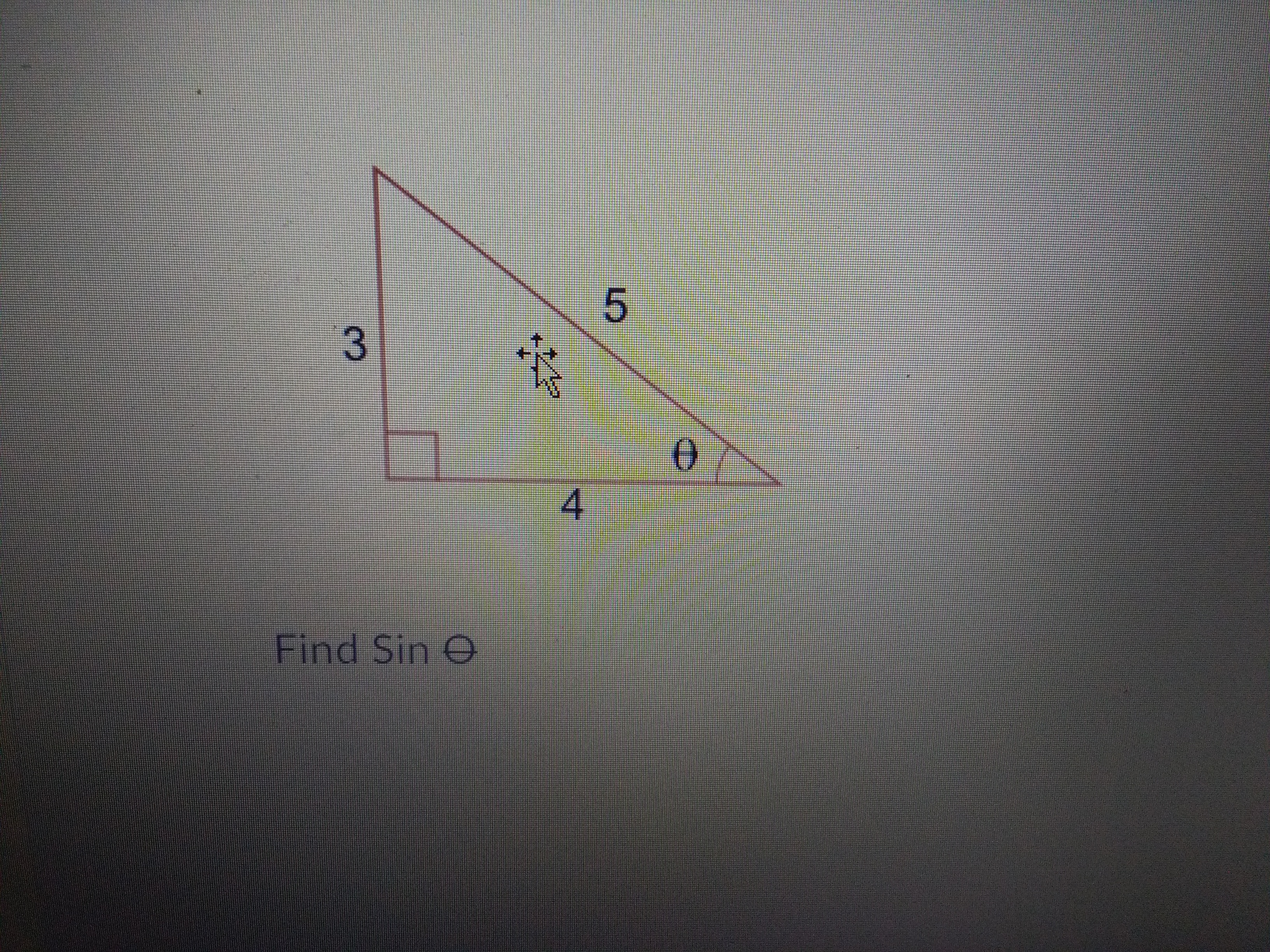 SOLVED: Can you help me fin the sin of the shape in the photo attached ...