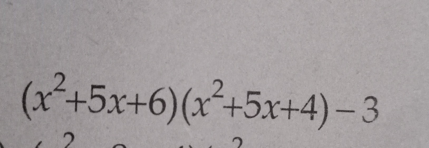 SOLVED x 2 5 X 6 x 2 5 X 4 3