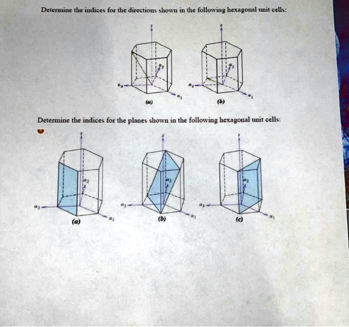 SOLVED: Determine the indices for the directions shown in the following ... SOLVED: Determine the indices for the directions shown in the following ...
