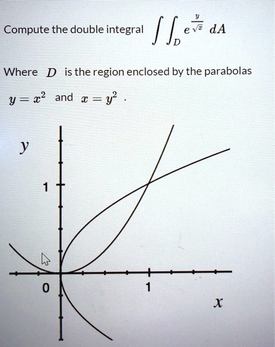 compute the double integral la da where d is the region enclosed by the ...