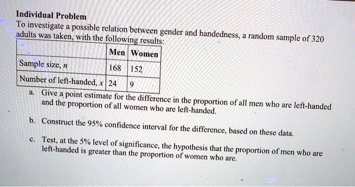individual problem to investigate possible relation adults was taken ...