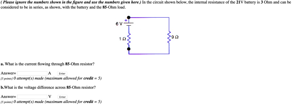 (Please ignore the numbers shown in the figure and use the numbers given here.) In the circuit ...