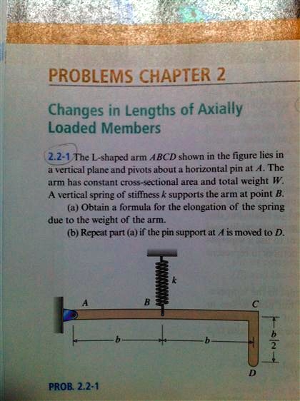 SOLVED: PROBLEMS.CHAPTER 2 Changes in Lengths of Axially Loaded Members ...