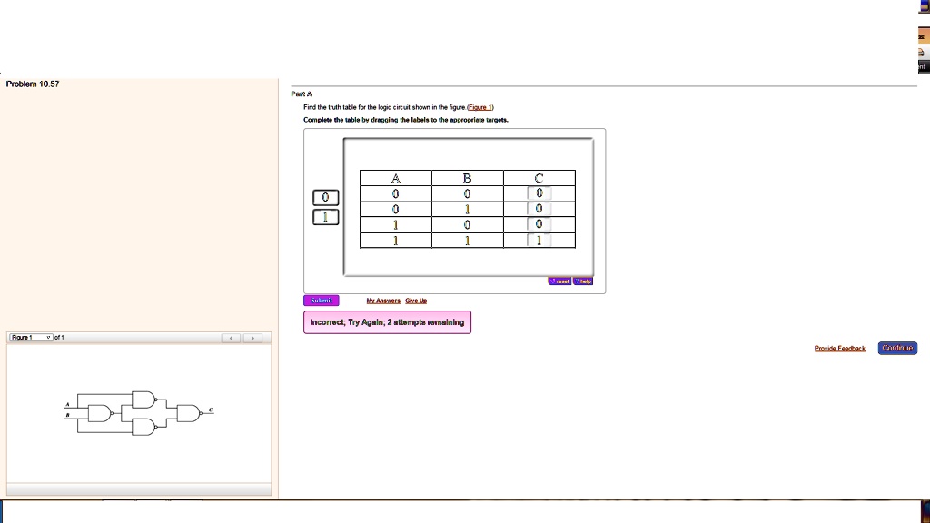 SOLVED: Find the truth table for the logic circuit shown in the figure ...