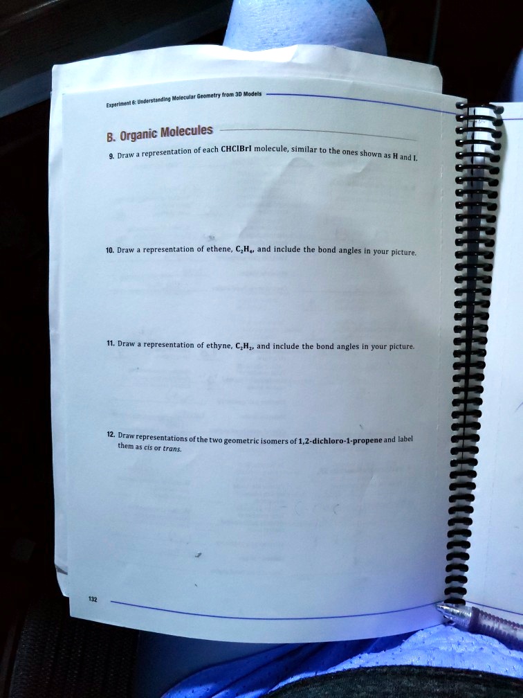Experiment 6: Understanding Molecular Geometry from 3D Models B ...