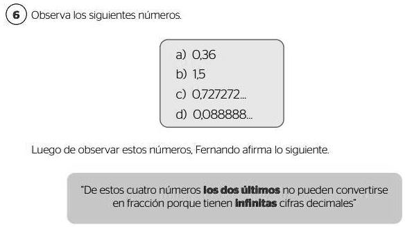 SOLVED: observa los siguientes números Observa los siguientes núreros a ...
