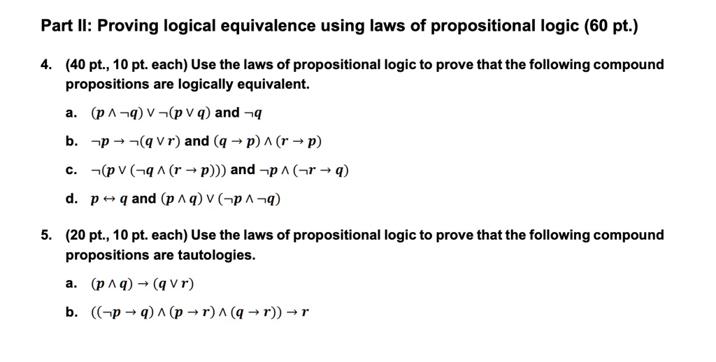 discrete mathematics please solve this question part ii proving logical ... discrete mathematics please solve this question part ii proving logical ...