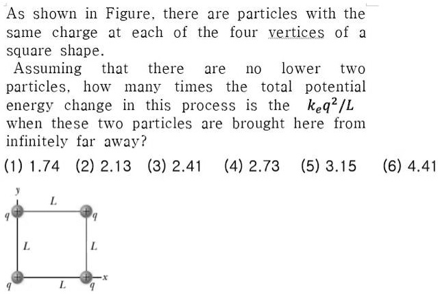 SOLVED: Text: As shown in Figure, there are particles with the same ...