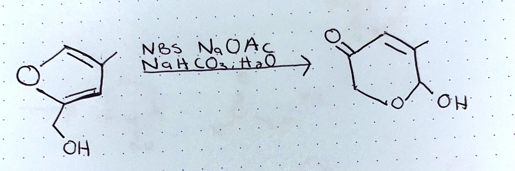 NBS NaOAc NaHCO3, H2O