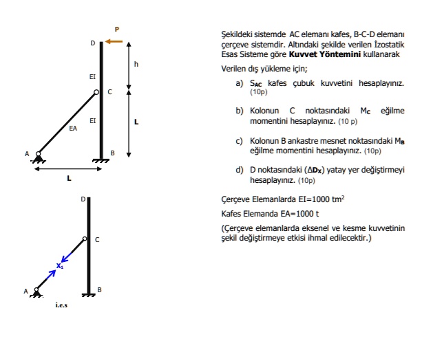 SOLVED: In the system shown in the figure, the AC element is a cage ...
