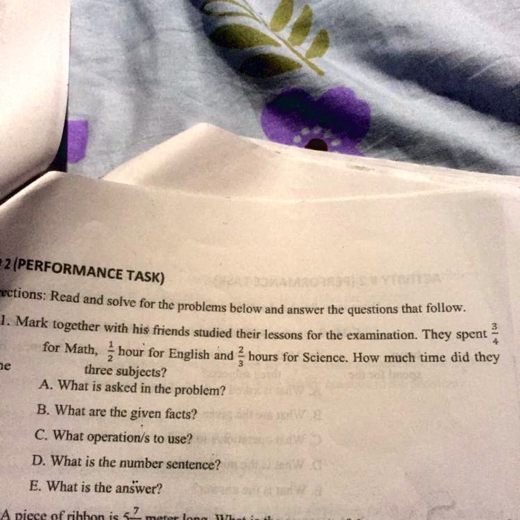 SOLVED A What Is Asked In The Problem B What Are The Given Facts C
