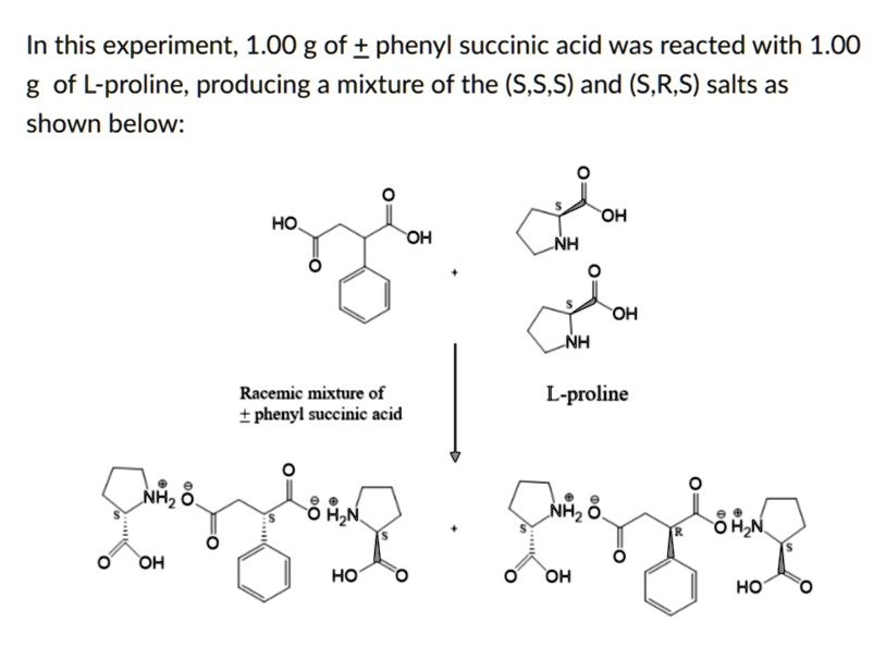 SOLVED: In this experiment, 1.00 g of phenyl succinic acid was reacted ...