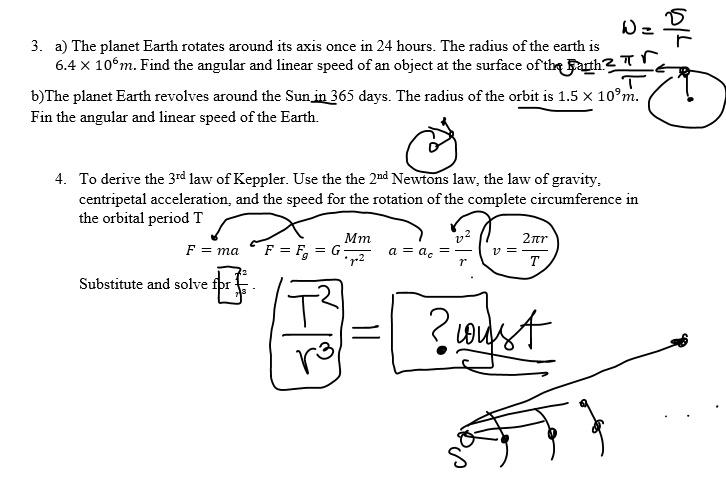 n 5 a the planet earth rotates around its axis once in 24 hours the ...
