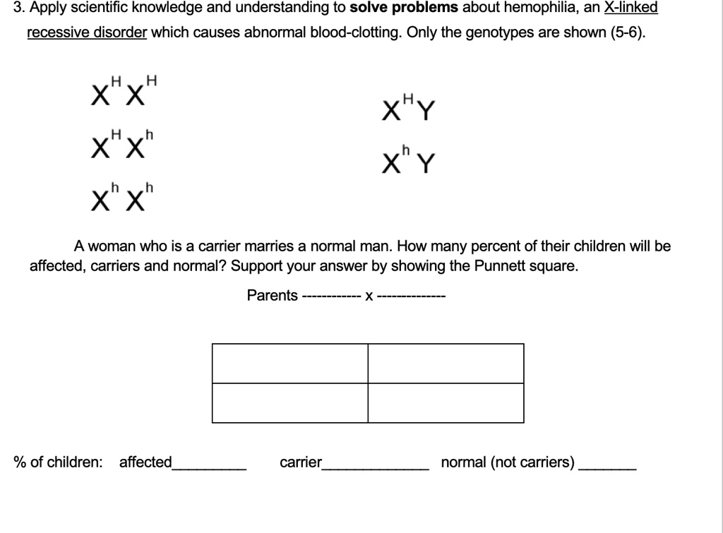 SOLVED: 3. Apply scientific knowledge and understanding to solve ...