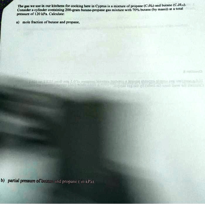 SOLVED: Texts: pressure of 120 kPa. Calculate: mole fraction of butane ...
