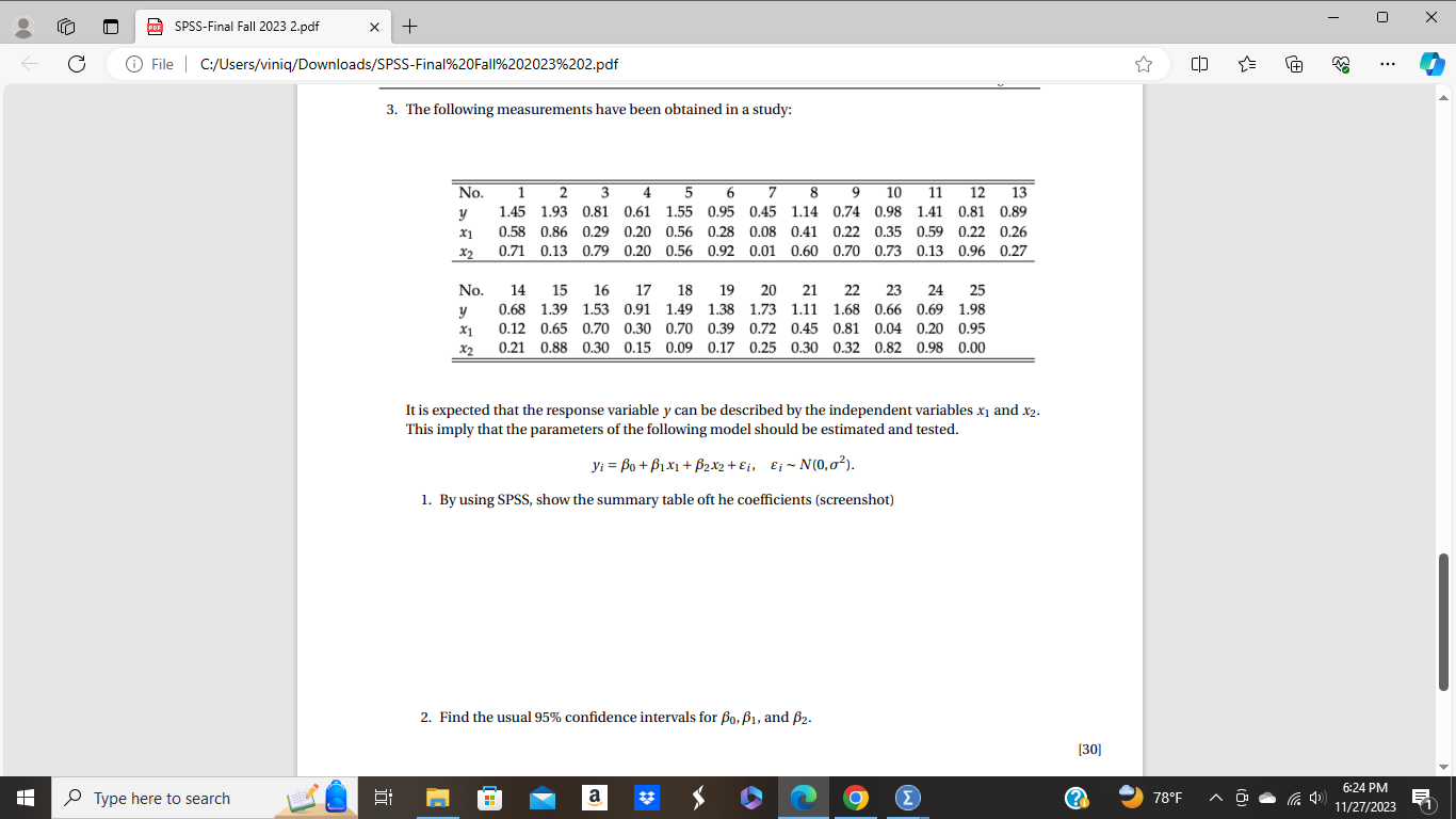 SOLVED: SPSS-Final Fall 2023 2.pdf File C:/Users/viniq/Downloads/SPSS ...
