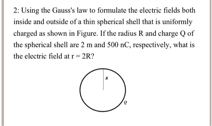 2 using the gausss law to formulate the electric fields both inside and outside of a thin ...