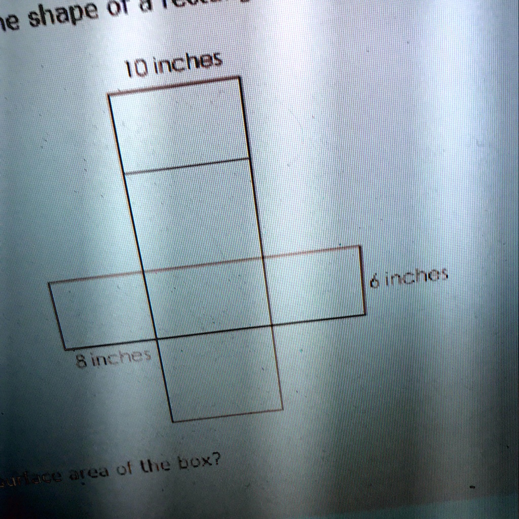 [GET ANSWER] janice makes a box in the shape of the rectangular prism ...