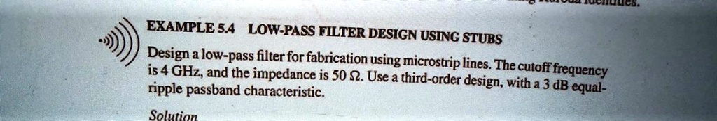 SOLVED: Use Advance Design System Software and answer must include ...