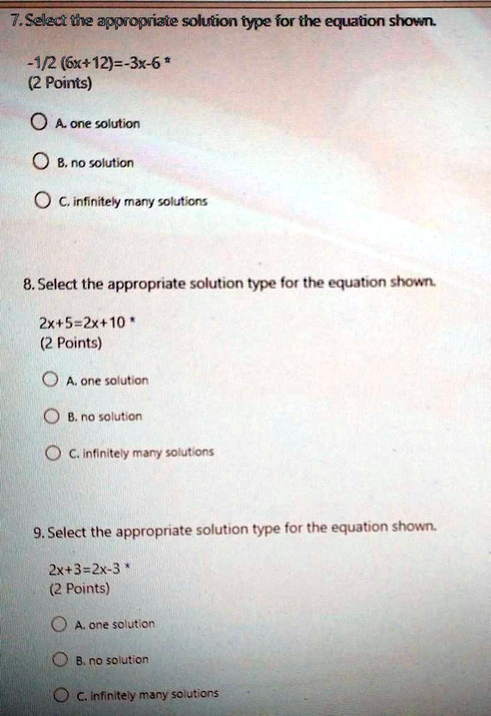 SOLVED:'please help I will give brainiest 10 points 7.Select the ...