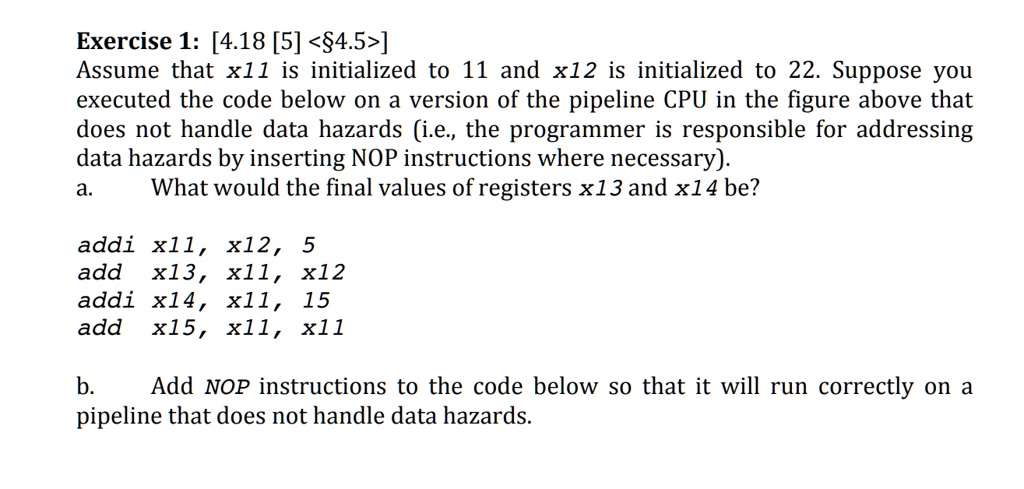 Get Answer Exercise 1 418 5 Assume That X11 Is Initialized To 11 And X12 Is Initialized