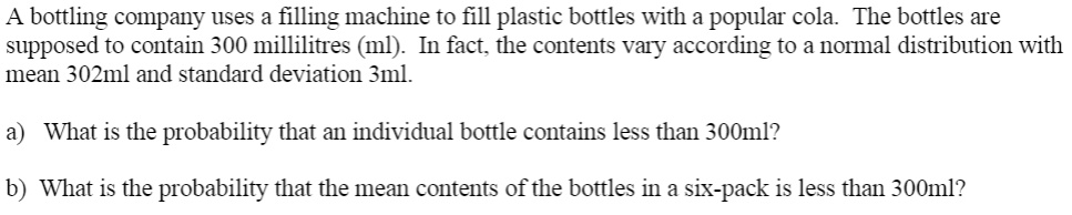 The bottling company uses a filling machine to fill plastic bottles ...