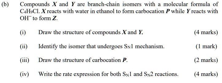 b compounds xand arc branch chain isomers with molecular formula of ...