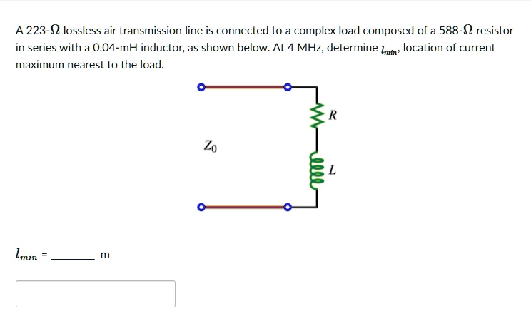 SOLVED: A 223-02 lossless air transmission line is connected to a ...