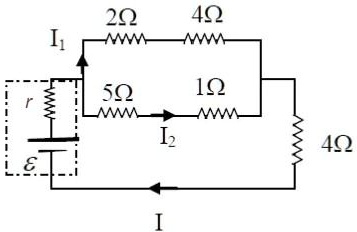 SOLVED: In the circuit shown, the battery has an emf of 32 V and an ...