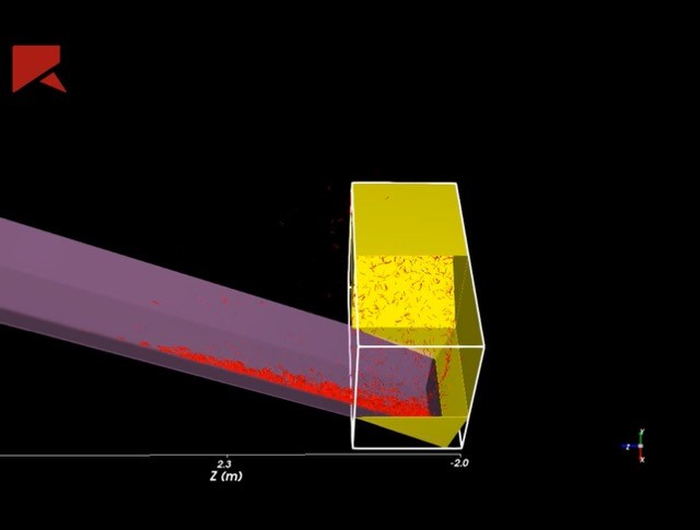 SOLVED: Bagasse with a bulk density of 120kg𝑚3leaves the chute which ...