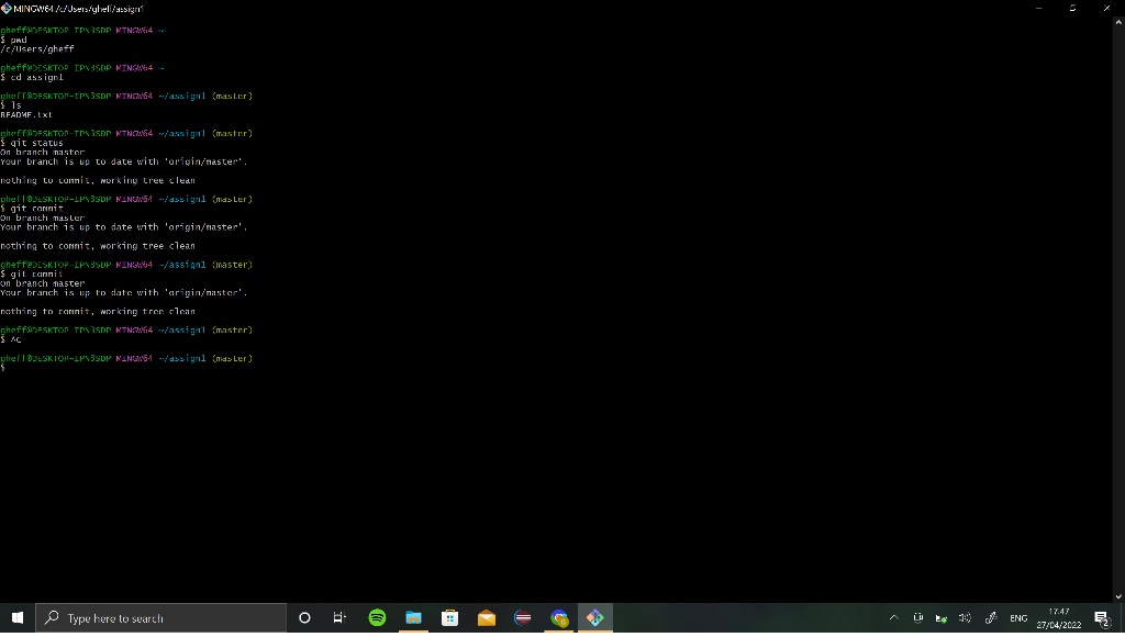 Video Solution What Command Do I Enter In Git Bash To Open A Text Editor So I Can Type A