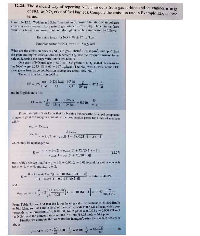 answer should be 237 g nox 1224 the standard way of reporting no ...