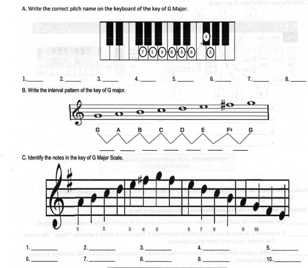 SOLVED: 'help sa music please Write the correct pitch name on the ...