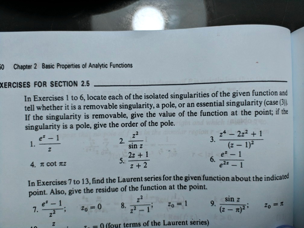 SOLVED: 0 Chapter 2 Basic Properties of Analytic Functions XERCISES FOR ... SOLVED: 0 Chapter 2 Basic Properties of Analytic Functions XERCISES FOR ...