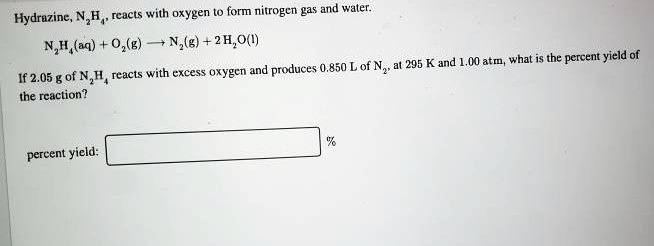 SOLVED: N2(g) reacts with oxygen (O2) to form nitrogen gas (N2) and ...