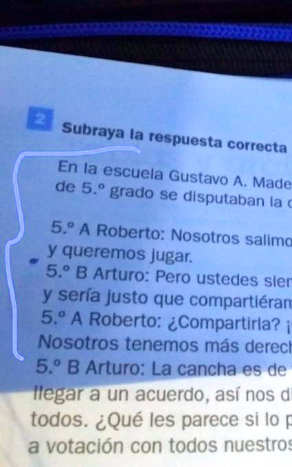 SOLVED: subraya la respuesta correcta después de leer el siguiente ... SOLVED: subraya la respuesta correcta después de leer el siguiente ...