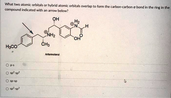 Solved What Two Atomic Orbitals Or Hybrid Atomic Orbitals Overlap To