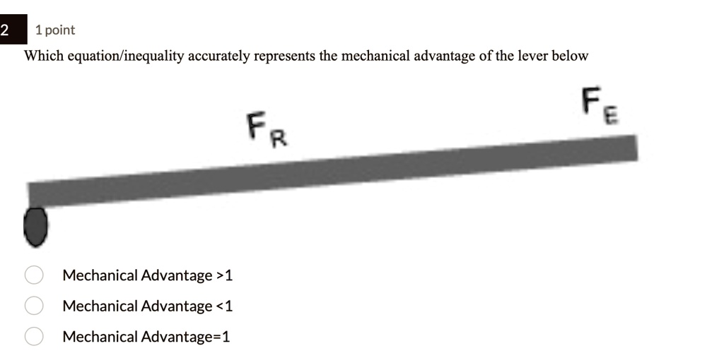 SOLVED: 2 1 point Which equation/inequality accurately represents the ...